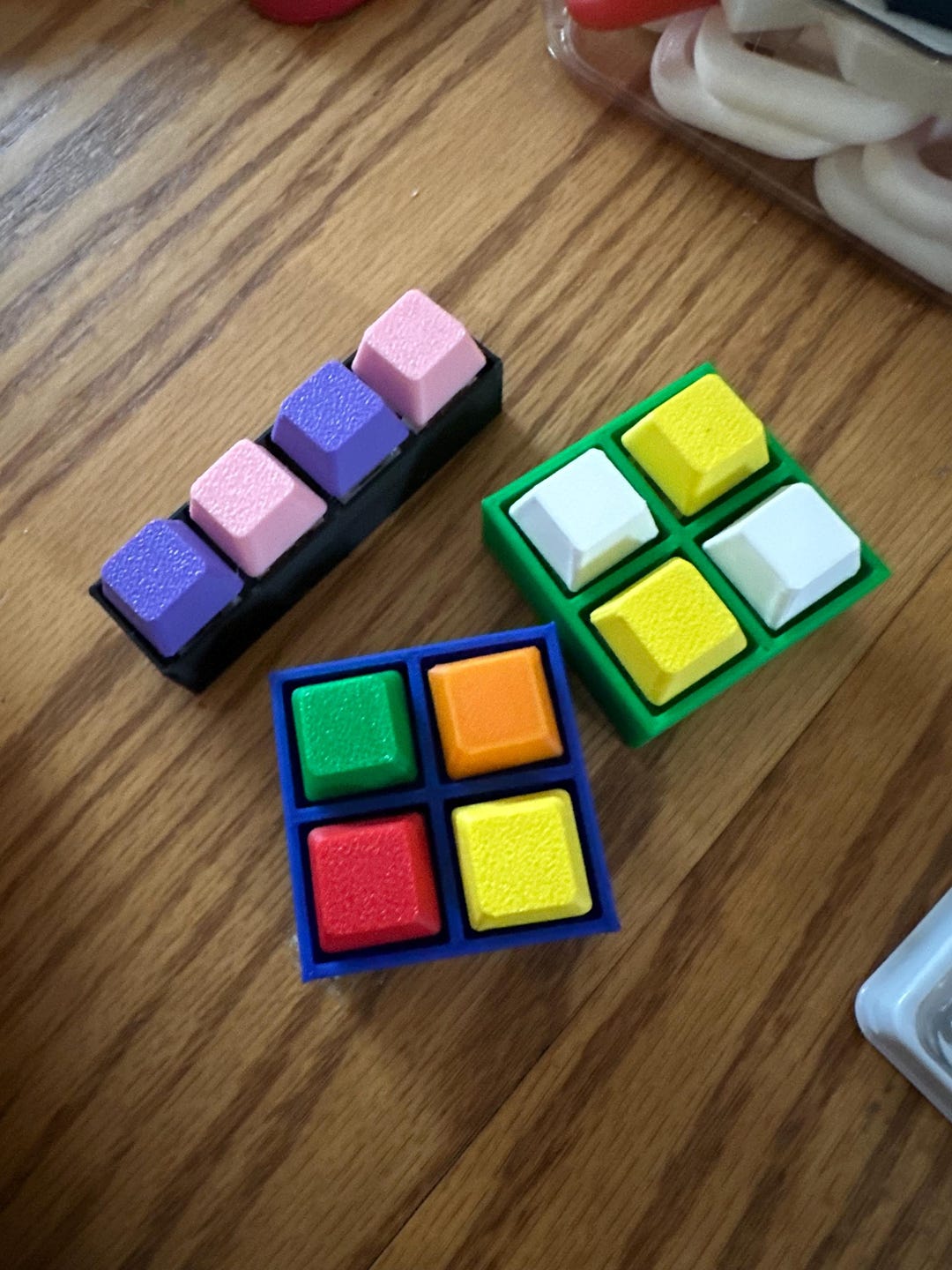 3d Printed Fidget Toy Clicker, 4 Square or Rectangular Clicker, Asmr - Etsy