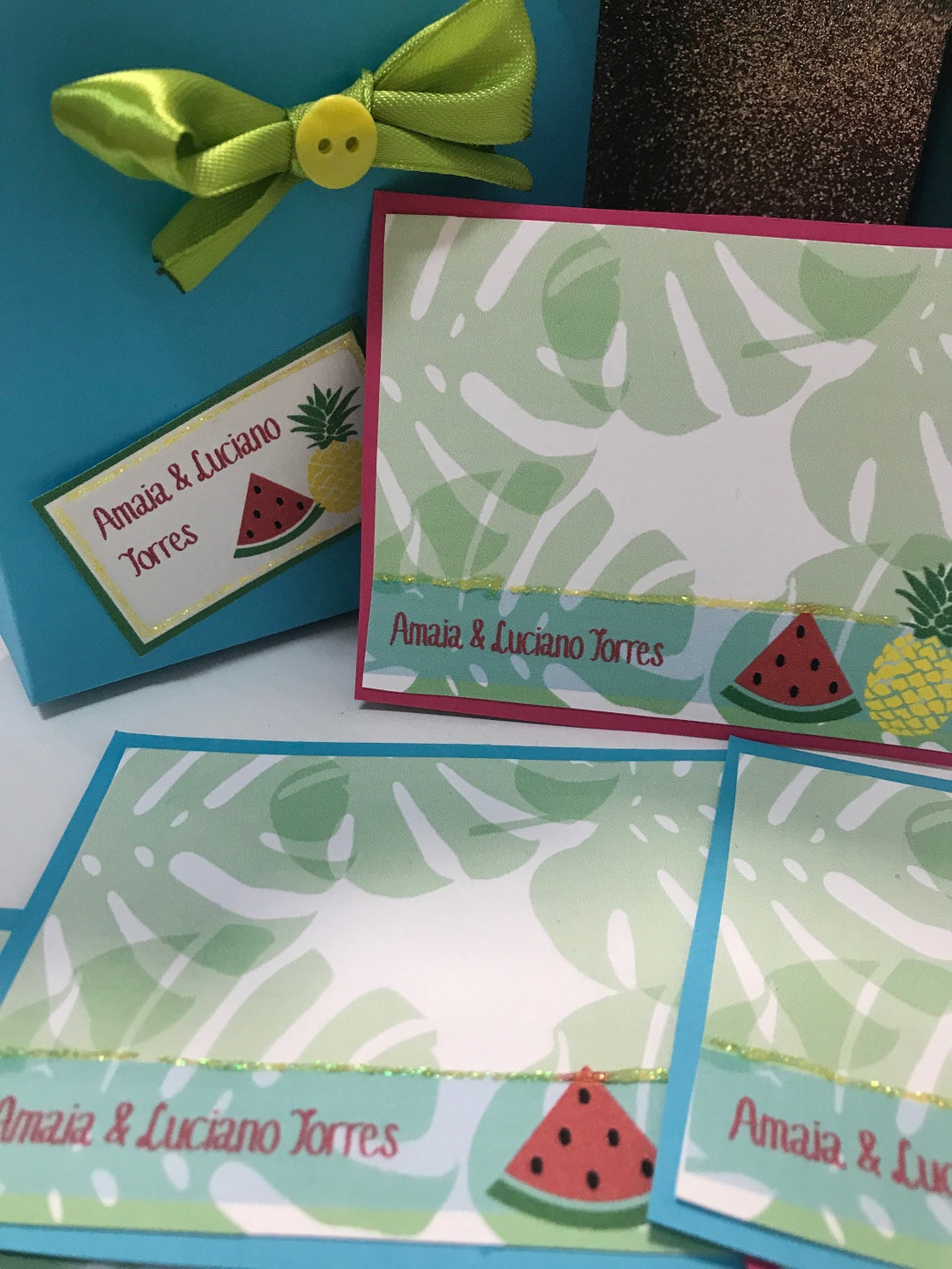 Tropical Custom Card Set - Etsy