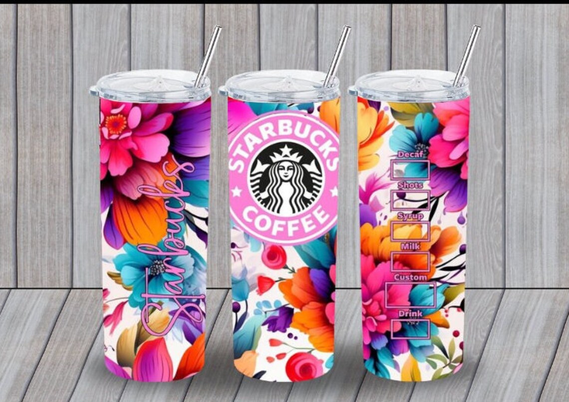 Colorful Coffee Tumbler Cup - Etsy