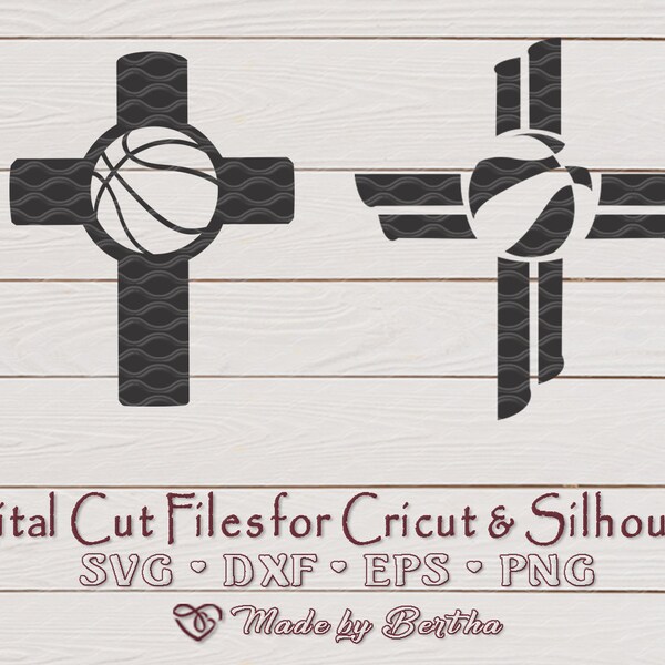 Basketball Cross Png - Etsy