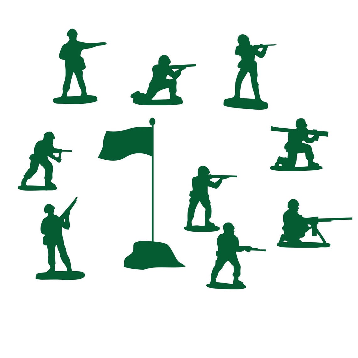 Army Men Clipart - Military, Navy, Soldiers, Flag / Printable ...