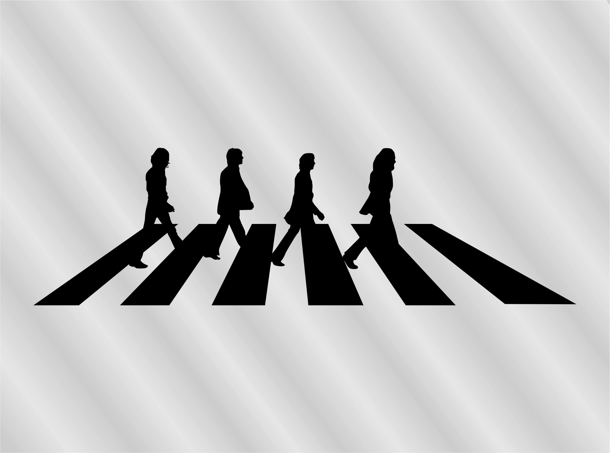 The Beatles Silhouette Vector