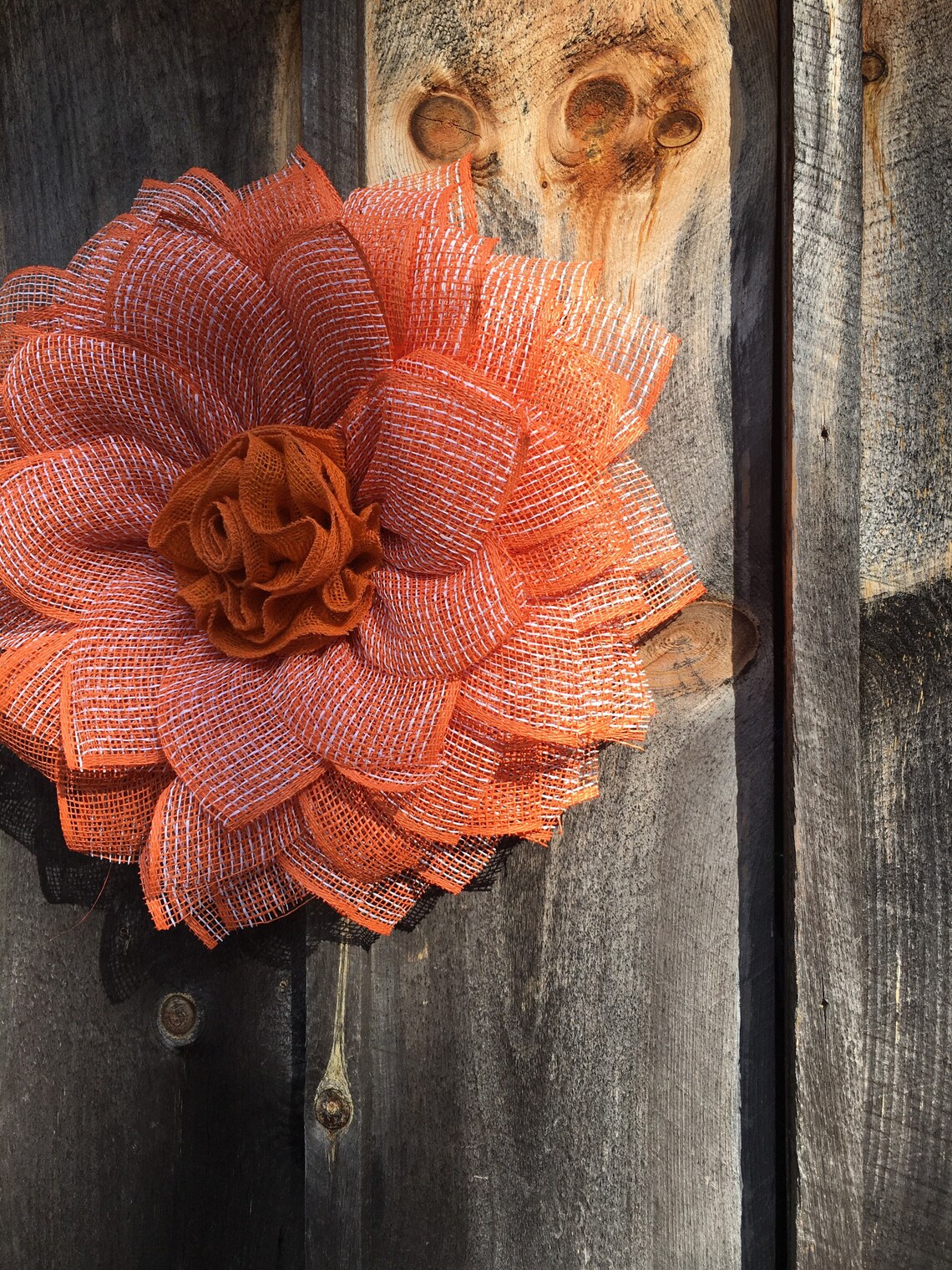Rustic Flower Wreath, Farmhouse Flower, Front Door Wreath, Everyday ...