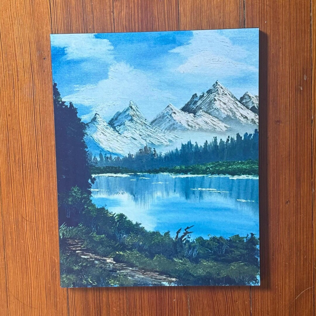 MISPRINT (2 Available) - Ambient Pathways - Wood Panel | Bob Ross ...