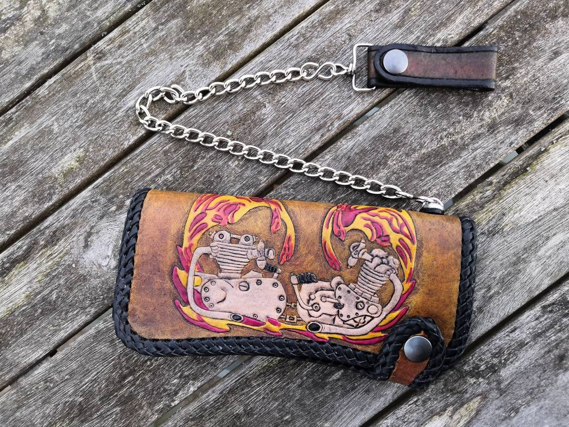 Bmw biker wallet | Etsy