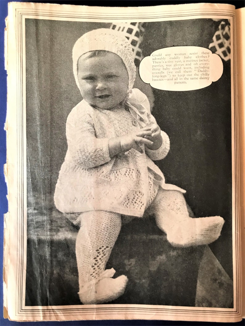 The LUX BOOK 1935 Knitting Patterns Booklet for Women Men Boys Girls ...