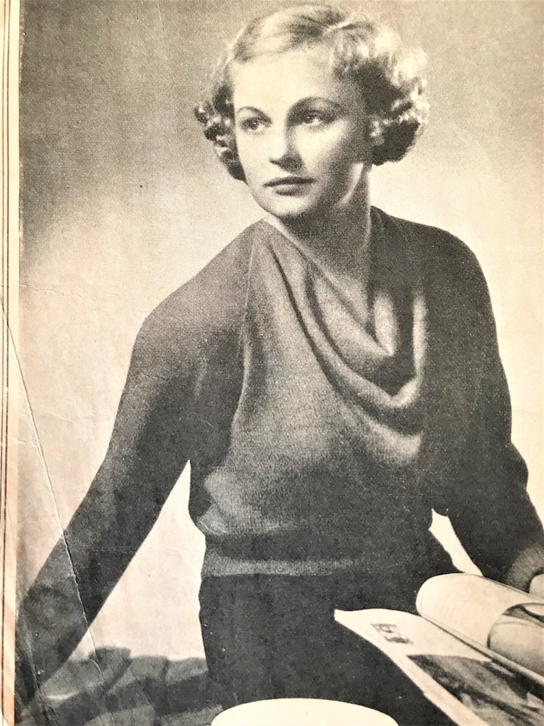 The LUX BOOK 1935 Knitting Patterns Booklet for Women Men Boys Girls ...