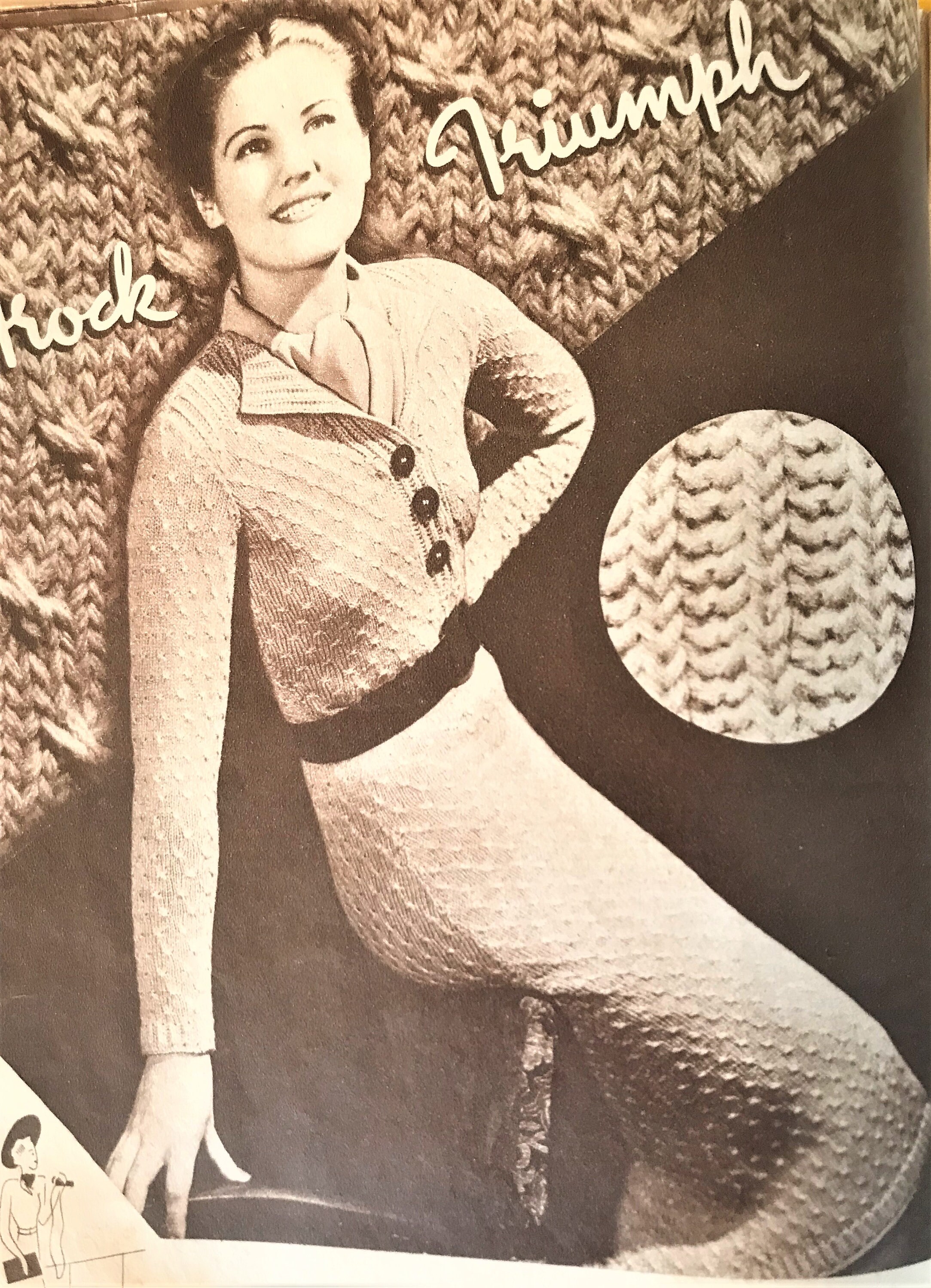 The LUX BOOK 1939 Knitting Patterns Booklet for Women Men Boys Girls ...