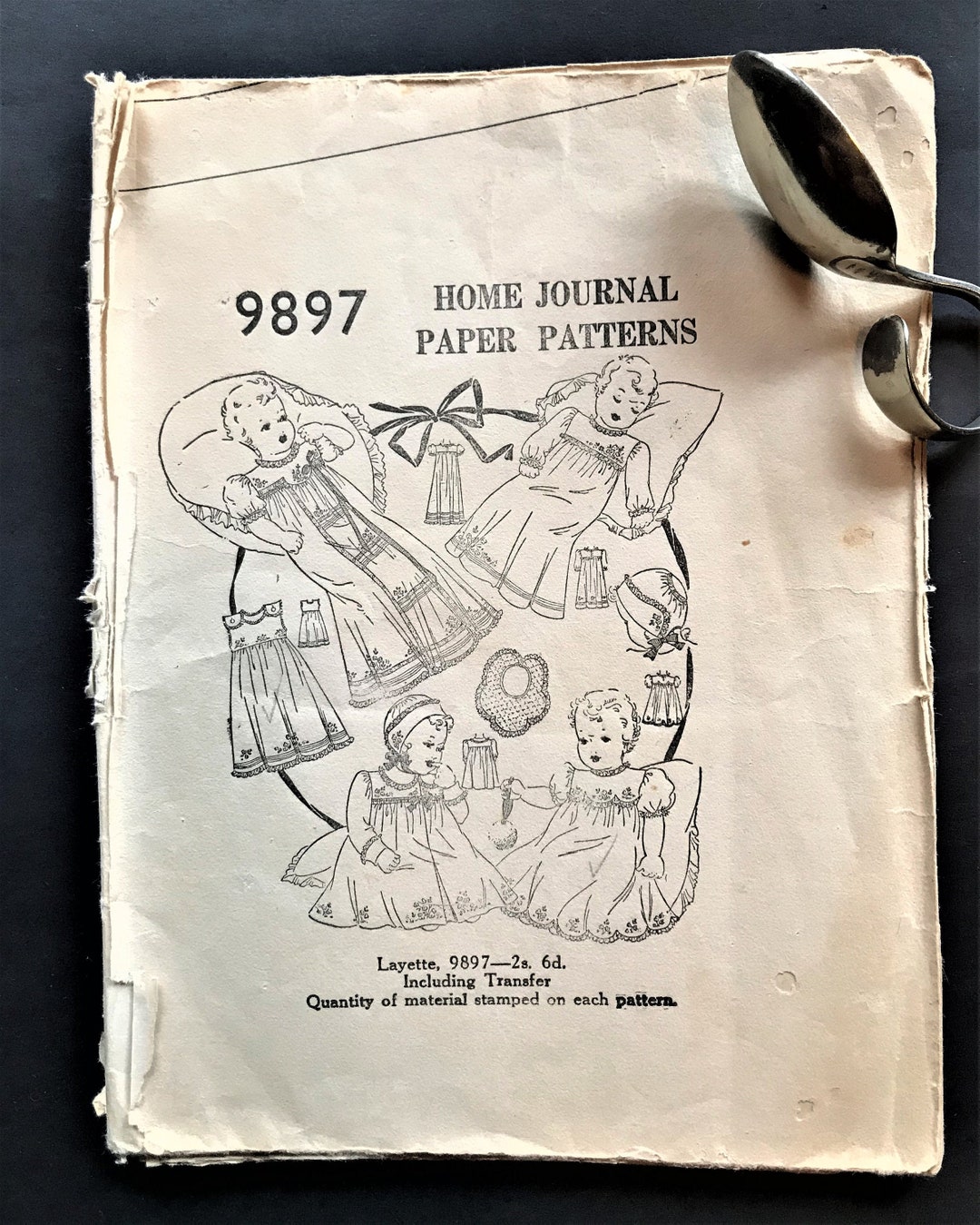 HOME JOURNAL 9897 Vintage Baby Nightdress & Nightgown Sewing Pattern - Etsy