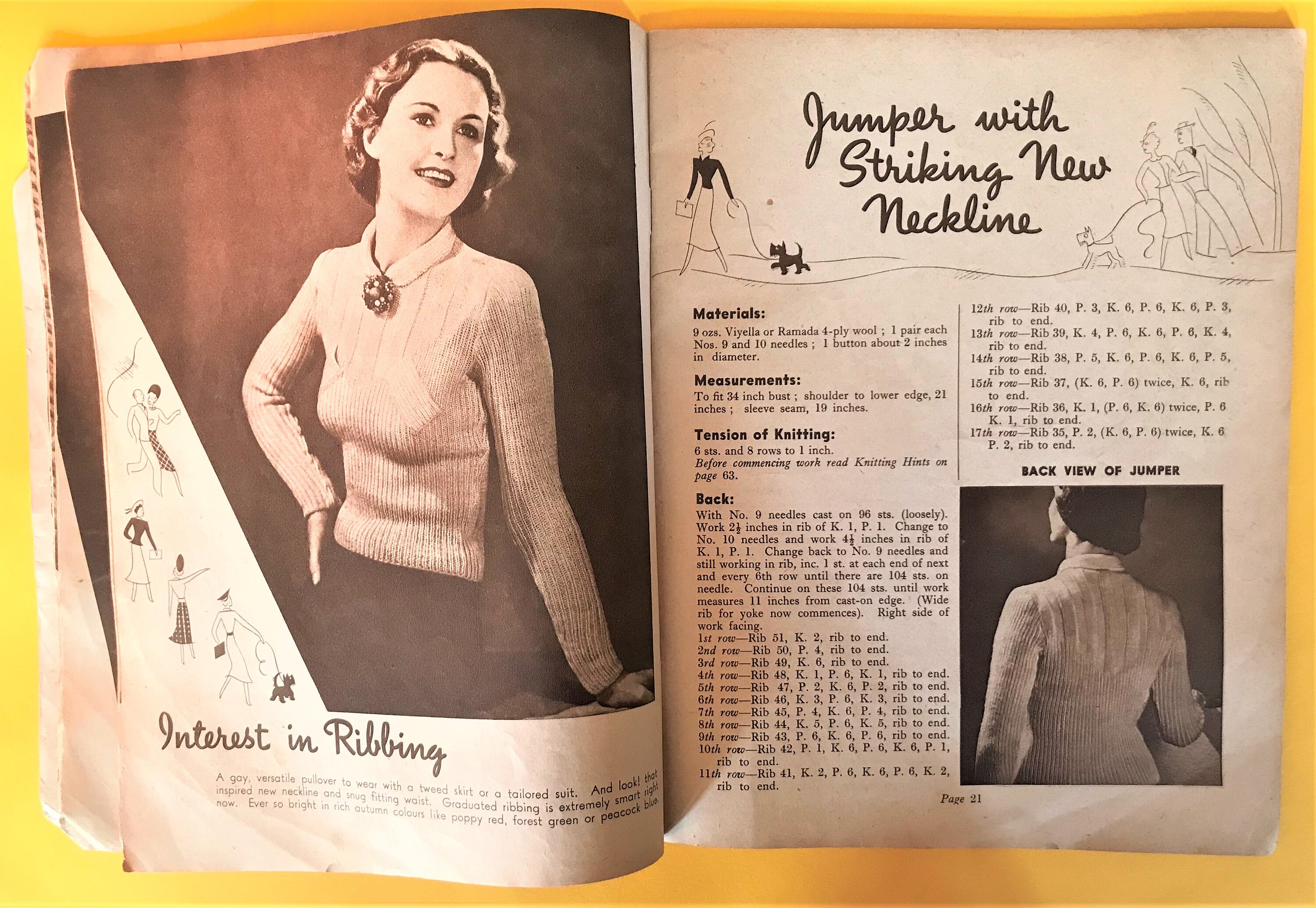 The LUX BOOK 1939 Knitting Patterns Booklet for Women Men Boys Girls ...