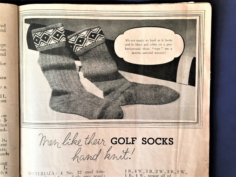 The LUX BOOK 1935 Knitting Patterns Booklet for Women Men Boys Girls ...