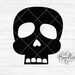 Instant SVG/DXF/PNG Simple Skull Svg, Halloween Svg, Halloween Graphic ...