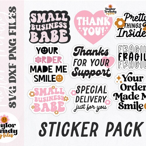 Small Business Stickers Bundle - Etsy