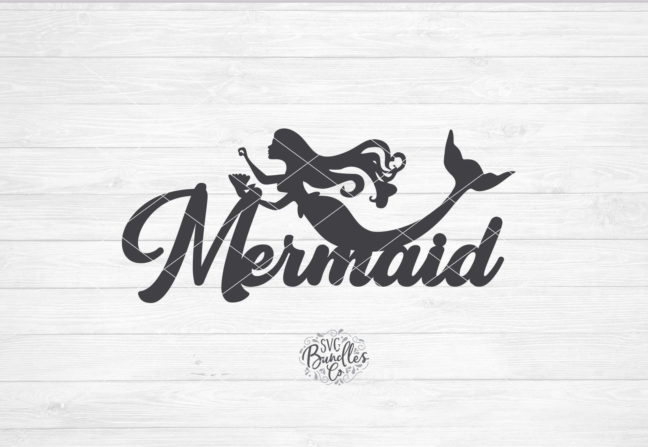 Instant SVG/DXF/PNG Mermaid Title Svg Mermaid Svg Mermaid | Etsy