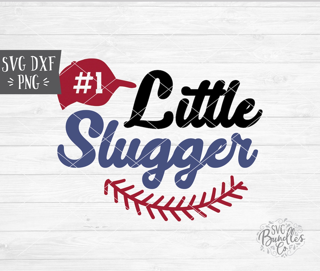 Instant SVG/DXF/PNG Little Slugger Svg, Baseball Svg, Sports Svg, Baby ...