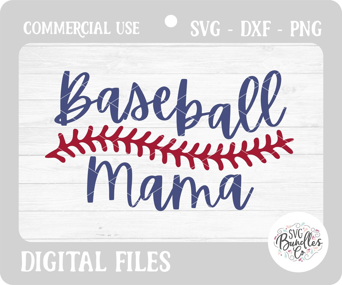 Instant SVG/DXF/PNG Baseball Mama Svg Baseball Svg Sports | Etsy
