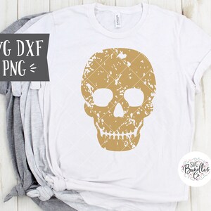 Instant SVG/DXF/PNG Distressed Skull Svg, Day of the Dead Svg ...