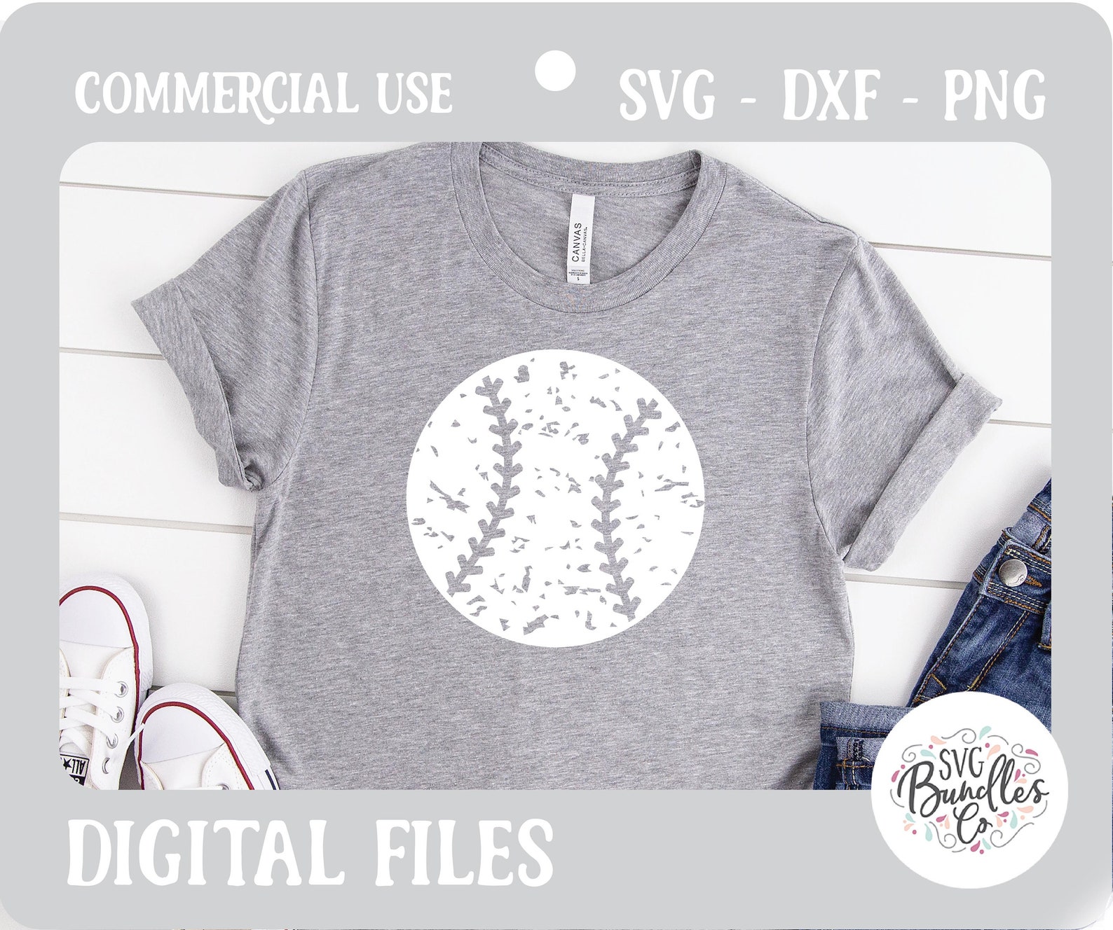 Instant SVG/DXF/PNG Distressed Baseball Svg Baseball Svg - Etsy