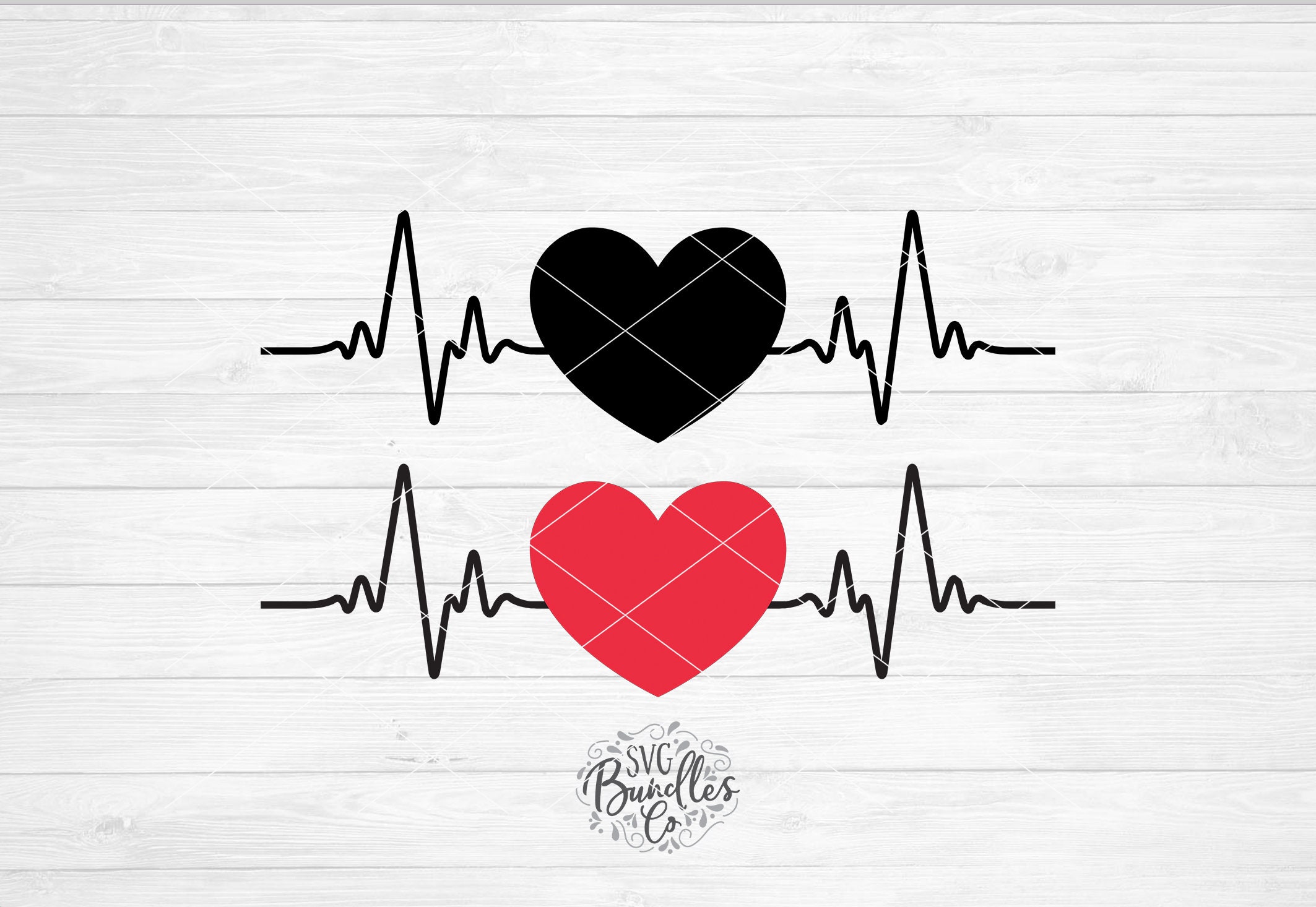 Instant SVG/DXF/PNG Heart Heartbeat Symbol Svg Valentines Day | Etsy