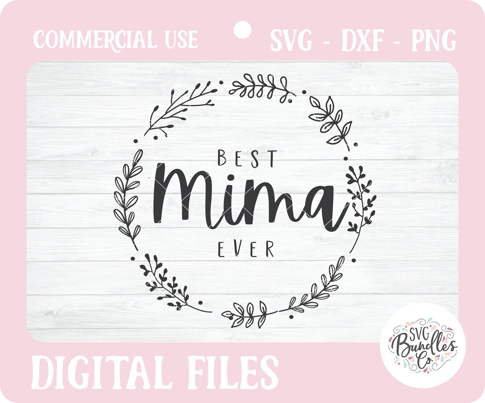 Instant SVG/DXF/PNG Best Mima Ever Svg Mima Svg Mothers Day - Etsy