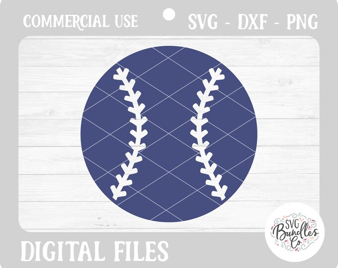 Instant SVG/DXF/PNG Simple Baseball Svg, Baseball Svg, Sports Svg ...