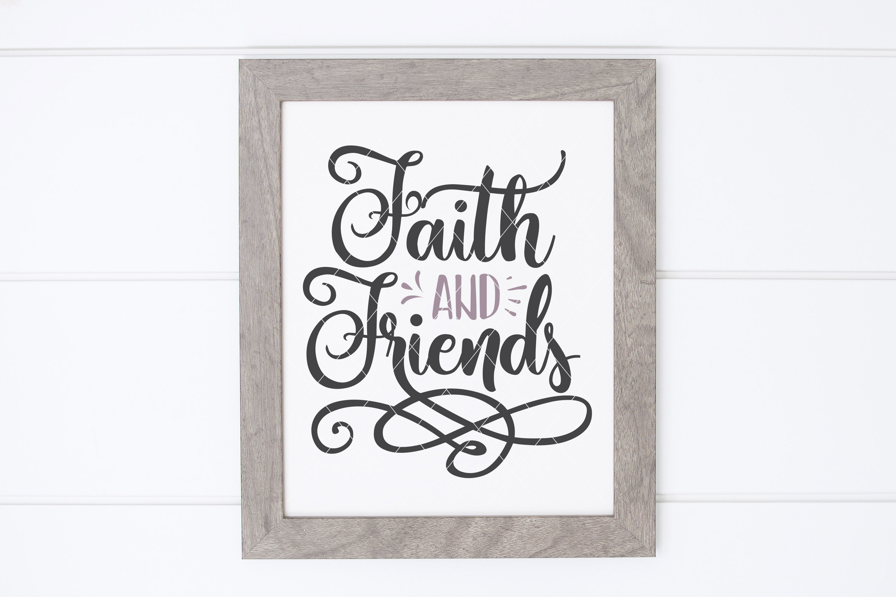 Instant SVG/DXF/PNG Faith and Friends svg Jesus svg | Etsy