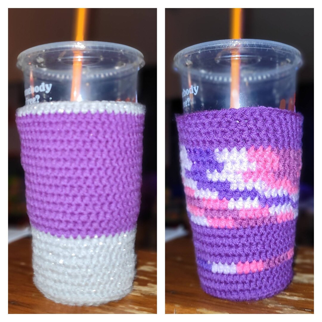 32oz Iced Drink Koozie Crochet Pattern - Etsy