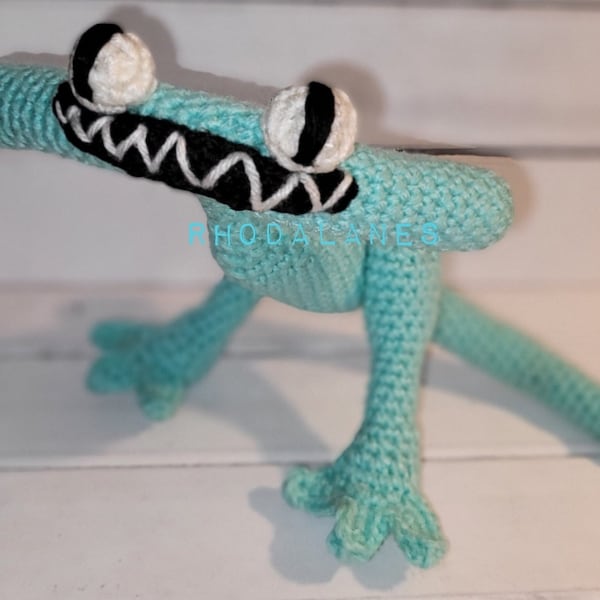 Rainbow Friends Cyan Toy - Etsy