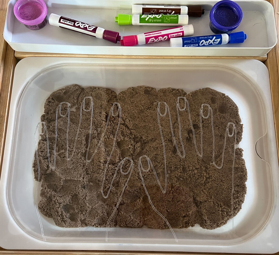 Acrylic Flisat Sensory Bin Trofast Nail Salon Montessori Style - Bare ...