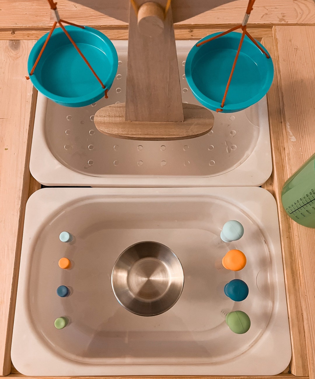 Acrylic Ikea Flisat Sensory Bin Trofast Test Tube and Dropper Insert ...