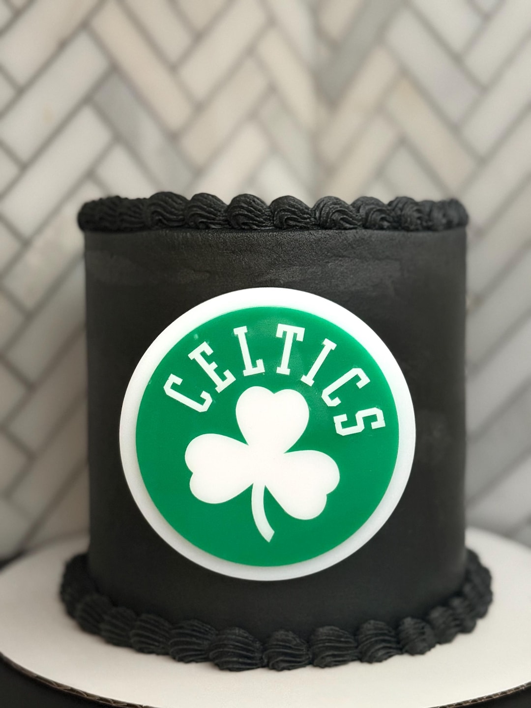 NBA Basketball Themed Acrylic Cake Topper Charm Stylish Cake Sign Logo ...