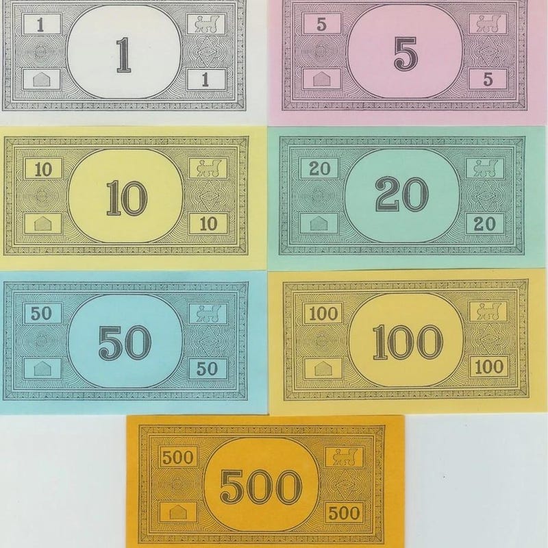 Monopoly geld zum ausdrucken - Etsy.de