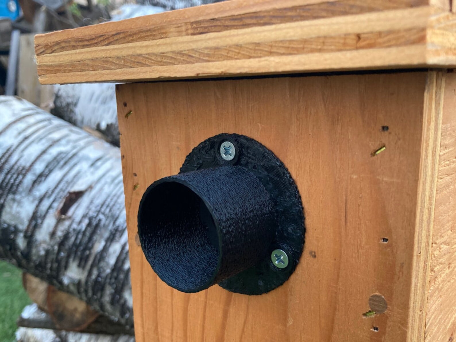 Birdhouse Predator Guard 1-1/2" Bluebirds / House Finches / Hairy ...