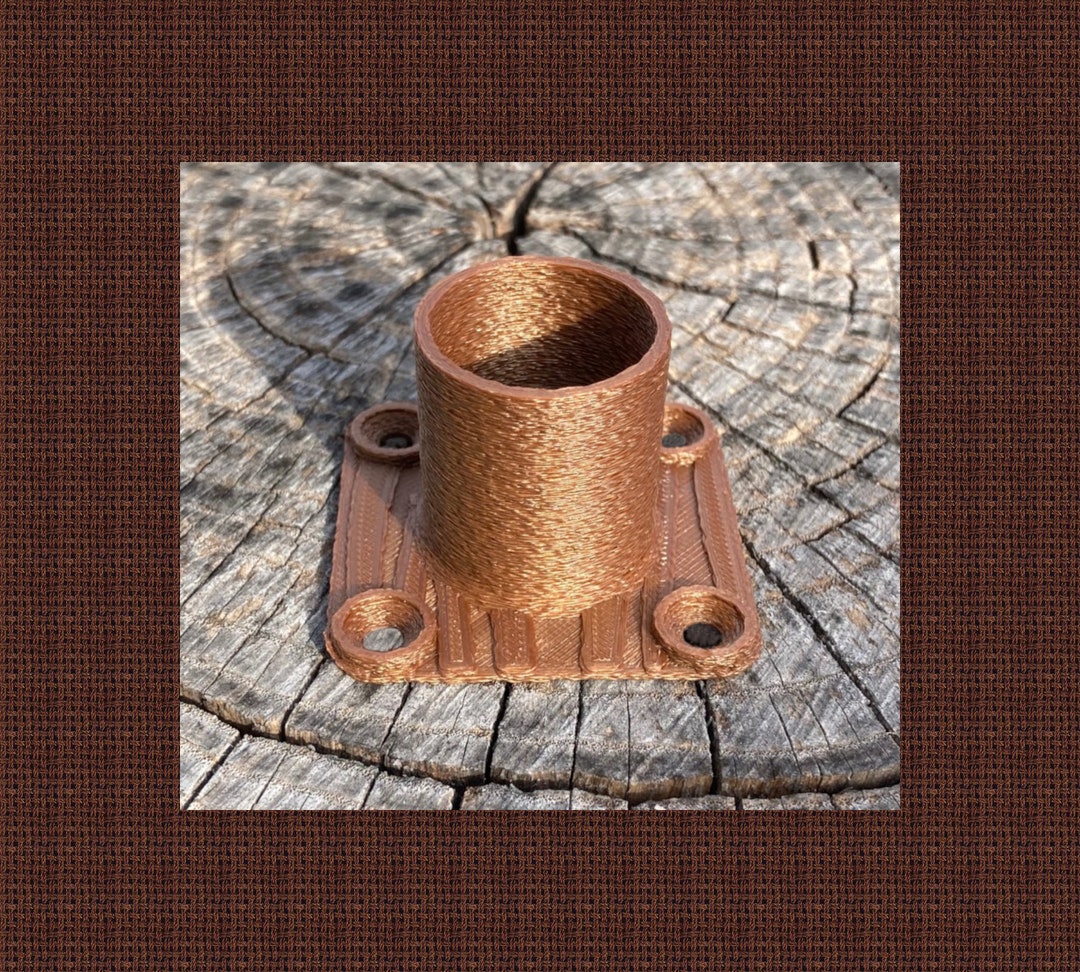 S2 -- 1" Predator Guard (house Wrens) Color: Brown [2" Square Series ...