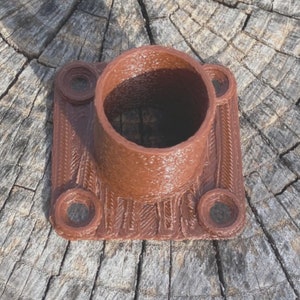 S2 -- 1" Predator Guard (house Wrens) Color: Dark Brown [2" Square ...