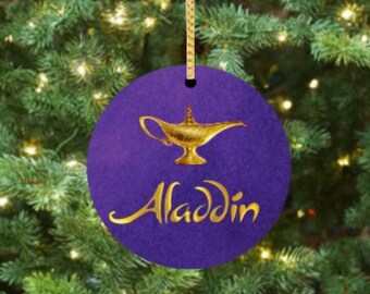 Vintage Grolier Disney Aladdin Christmas Ornament - Etsy