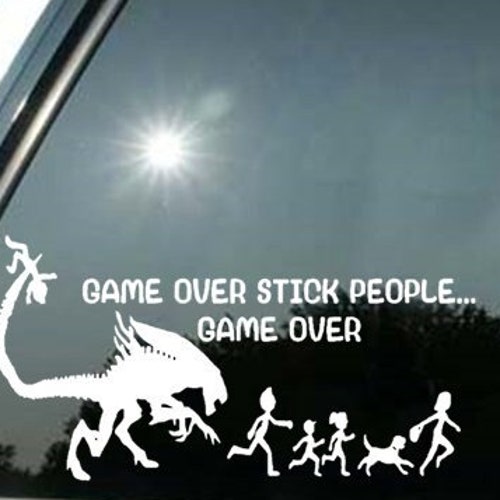 Alien Inspired Vinyl Decal for Car Windows & More - Etsy