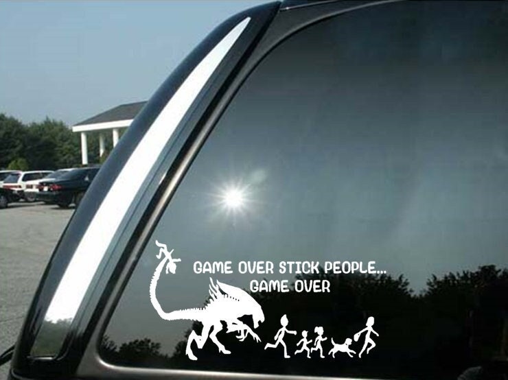 Alien Inspired Vinyl Decal for Car Windows & More - Etsy