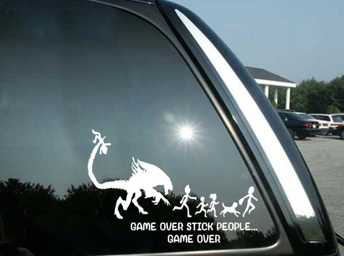 Alien Inspired Vinyl Decal for Car Windows & More - Etsy