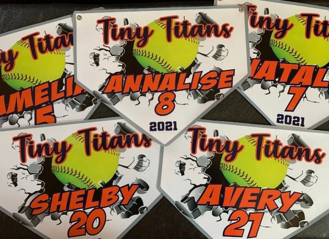 Custom Little League Baseball/softball Vinyl Banners Flags - Etsy