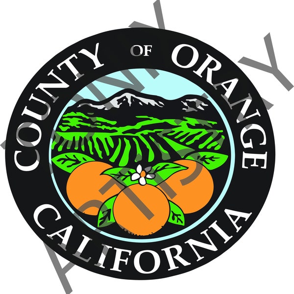 Orange County Svg - Etsy