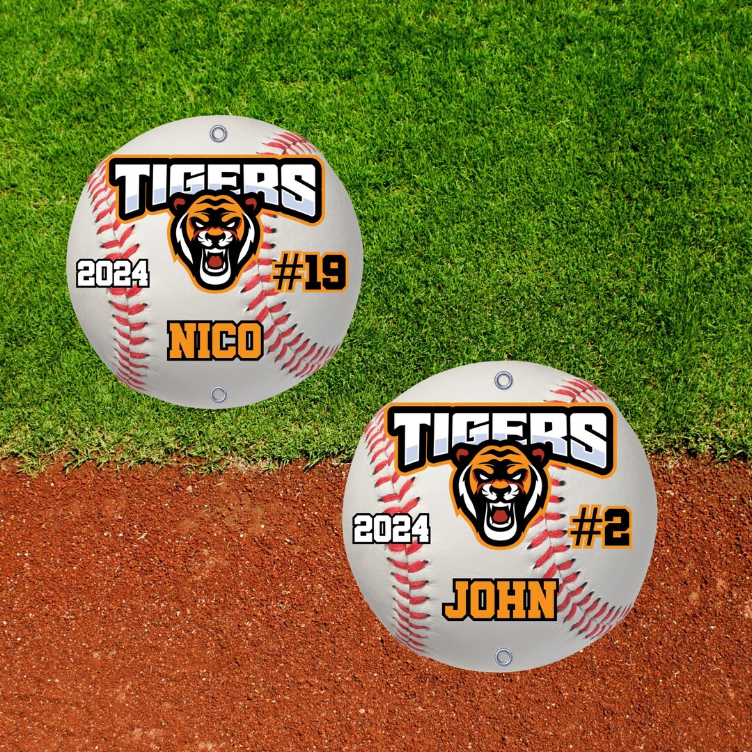 Custom Youth Baseball Banners With Name, Number, and Team Logo - Etsy