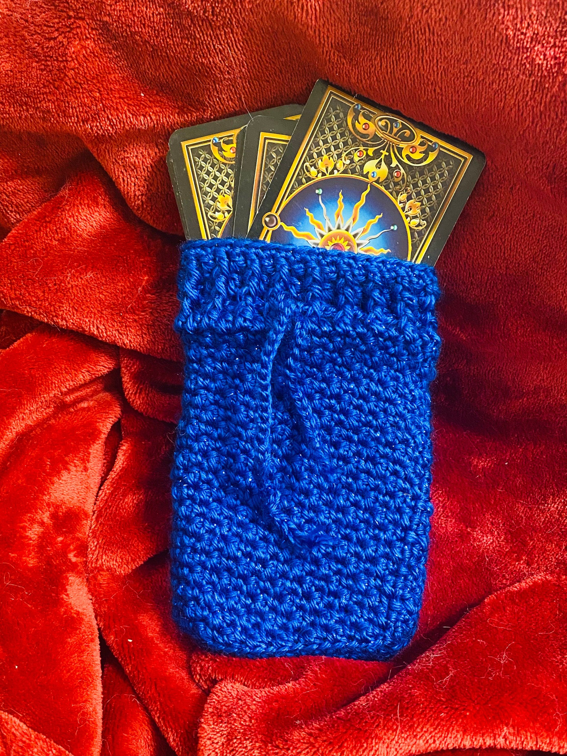 Tarot Card Pouch PATTERN ONLY Dice Bag Playing Cards Coin Purse Witch ...