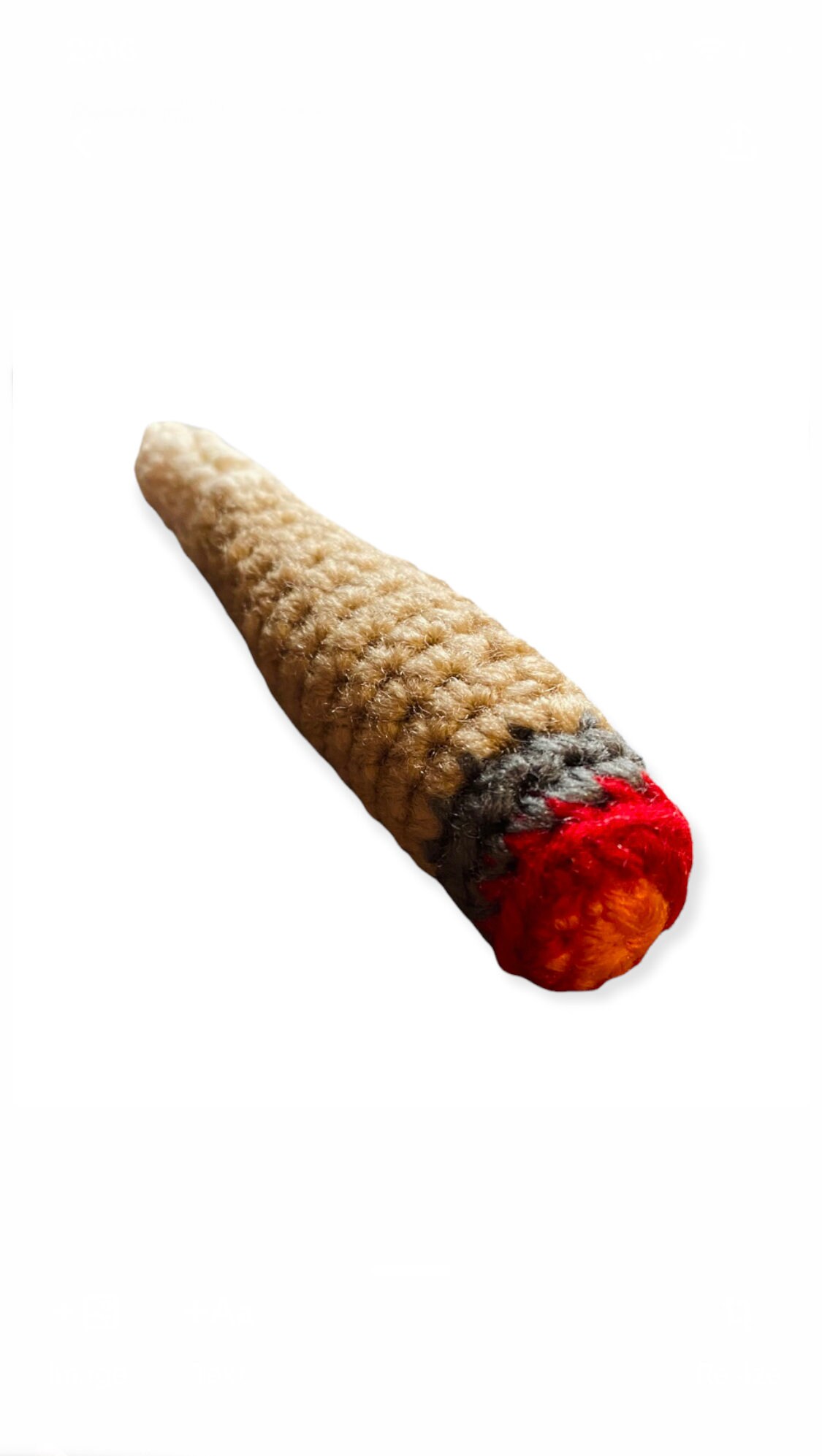 Crochet Joint Marijuana Blunt Catnip Amigurumi Doll Mini Pot Weed ...
