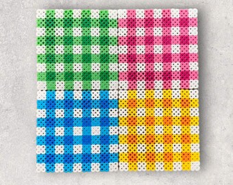 Mini Perler Bead Dinosaur Refrigerator Magnets Set - Etsy