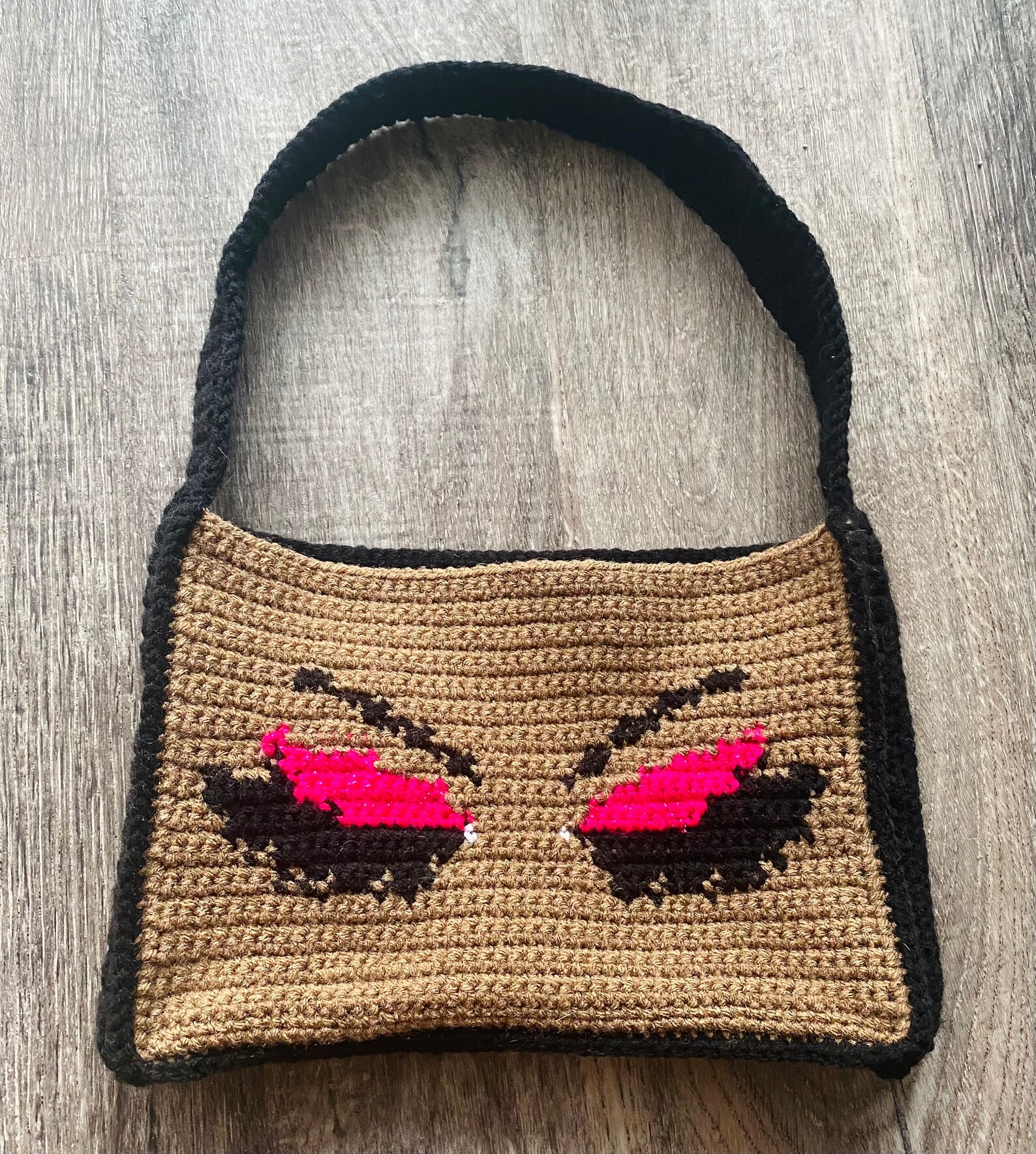 Crochet Eyelash Shoulder Purse PATTERN ONLY Digital Written - Etsy