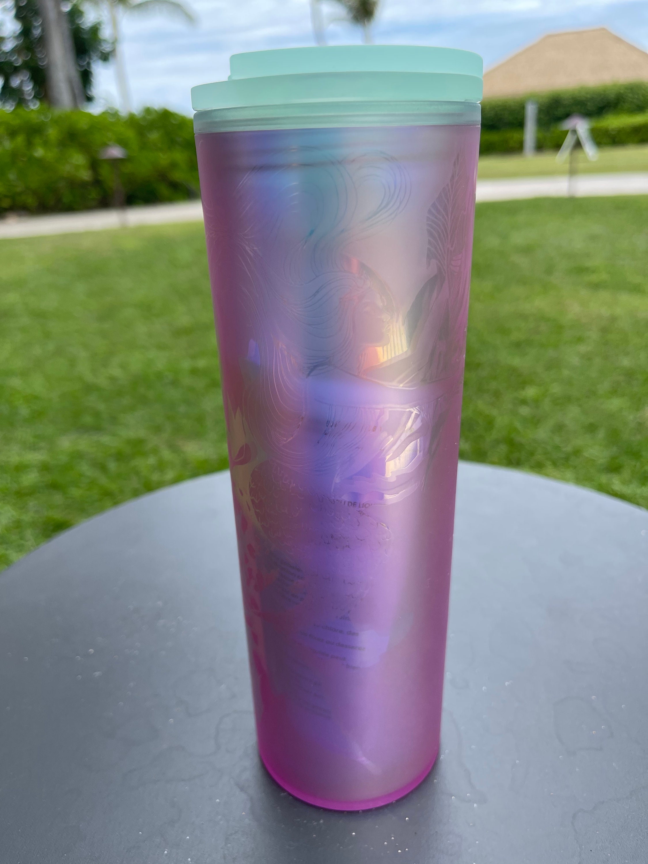 Starbucks Hawaii Collection Iridescent Mermaid Water Bottle With Screw ...