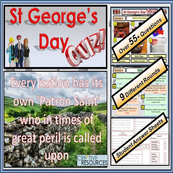 Toys & Games Toys St Georges Day Quiz etna.com.pe