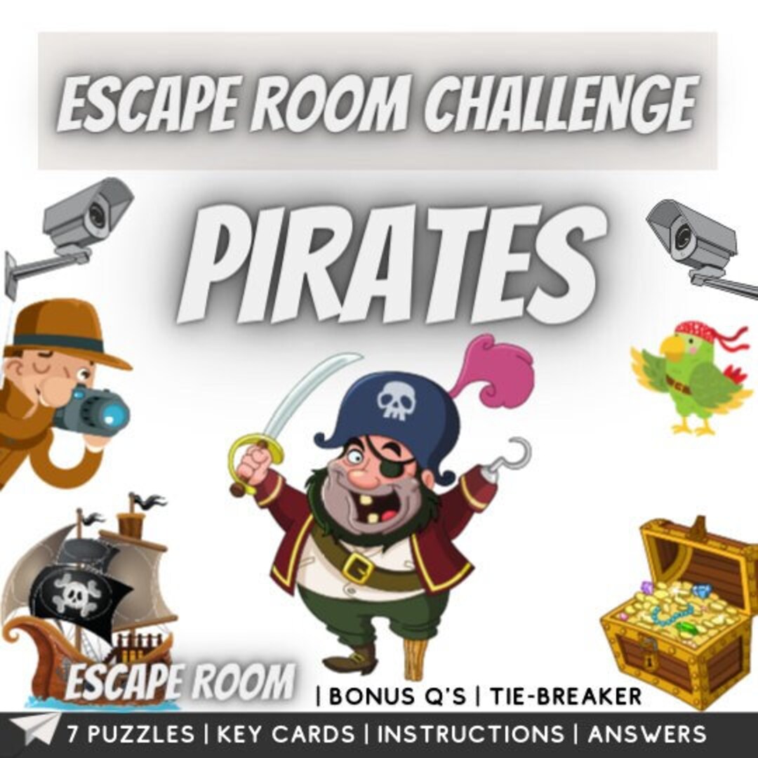 Pirates Escape Room - Etsy