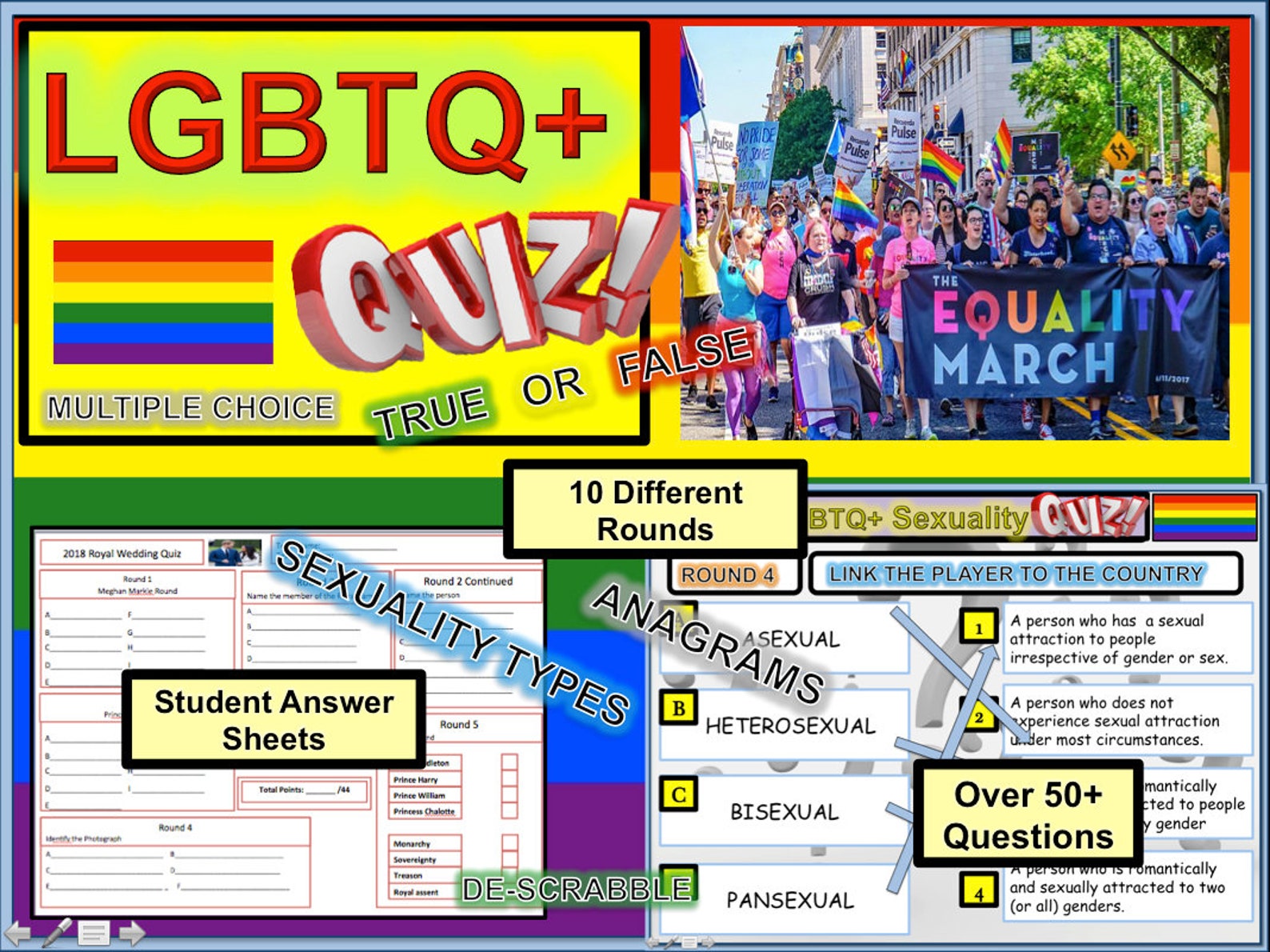 LGBTQ Educational Quiz - Etsy